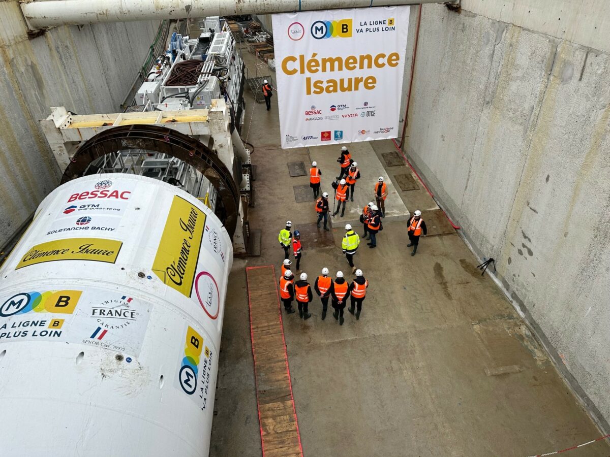 Inauguration du tunnelier de Toulouse - Anciens SB